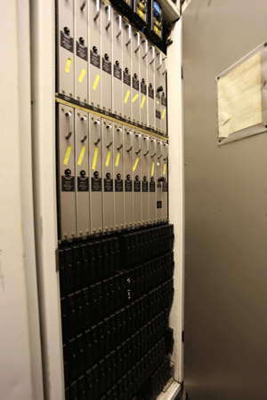 TAC showing all units open. Left image is the core memory and drivers ...