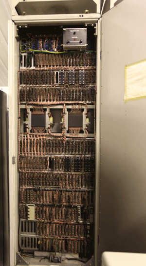 TAC showing all units open. Left image is the core memory and drivers ...